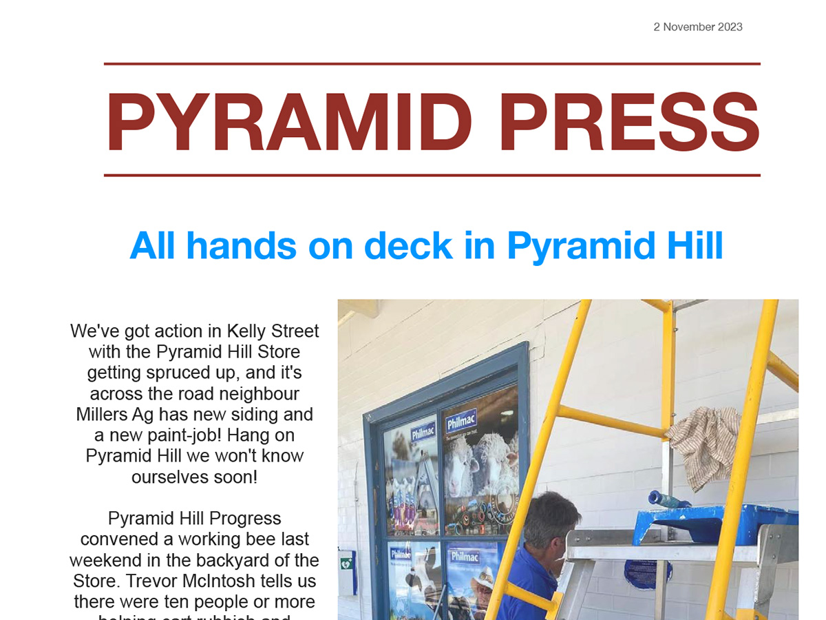 Pyramid Press – Pyramid Hill Neighbourhood House