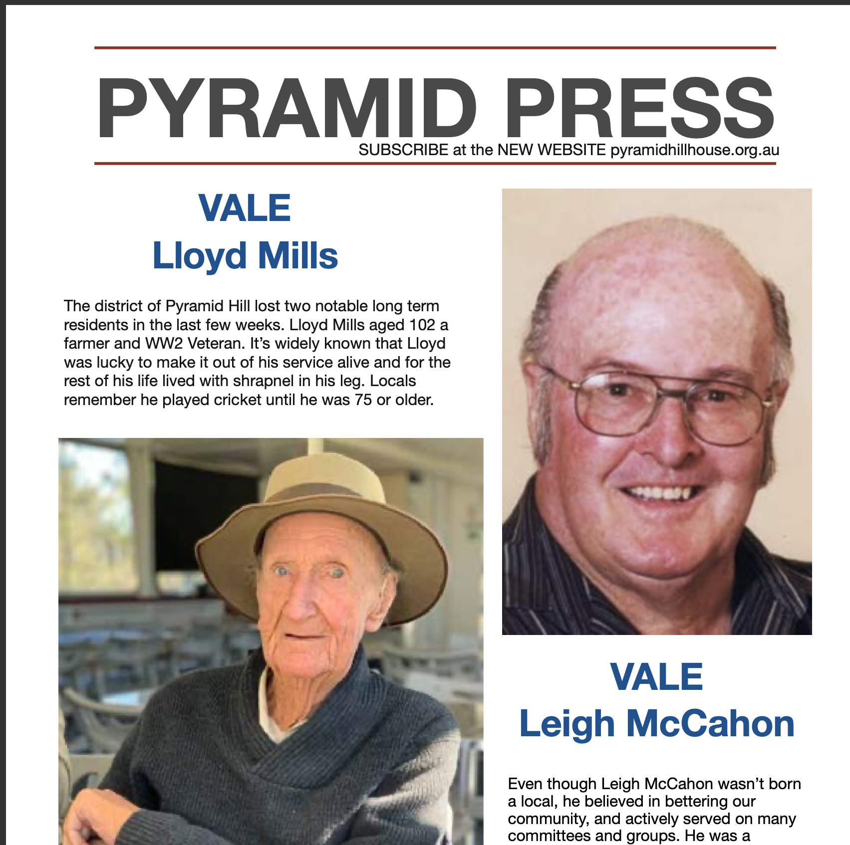 Pyramid Press – Pyramid Hill Neighbourhood House