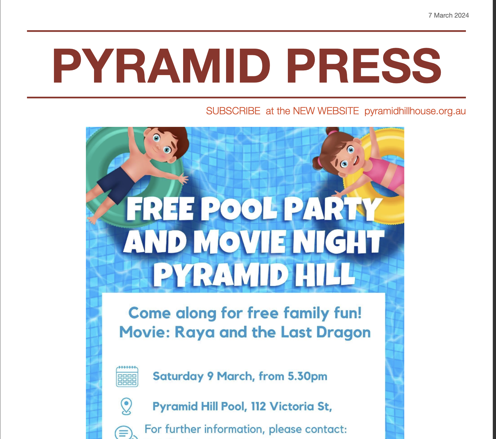 Pyramid Press – Pyramid Hill Neighbourhood House