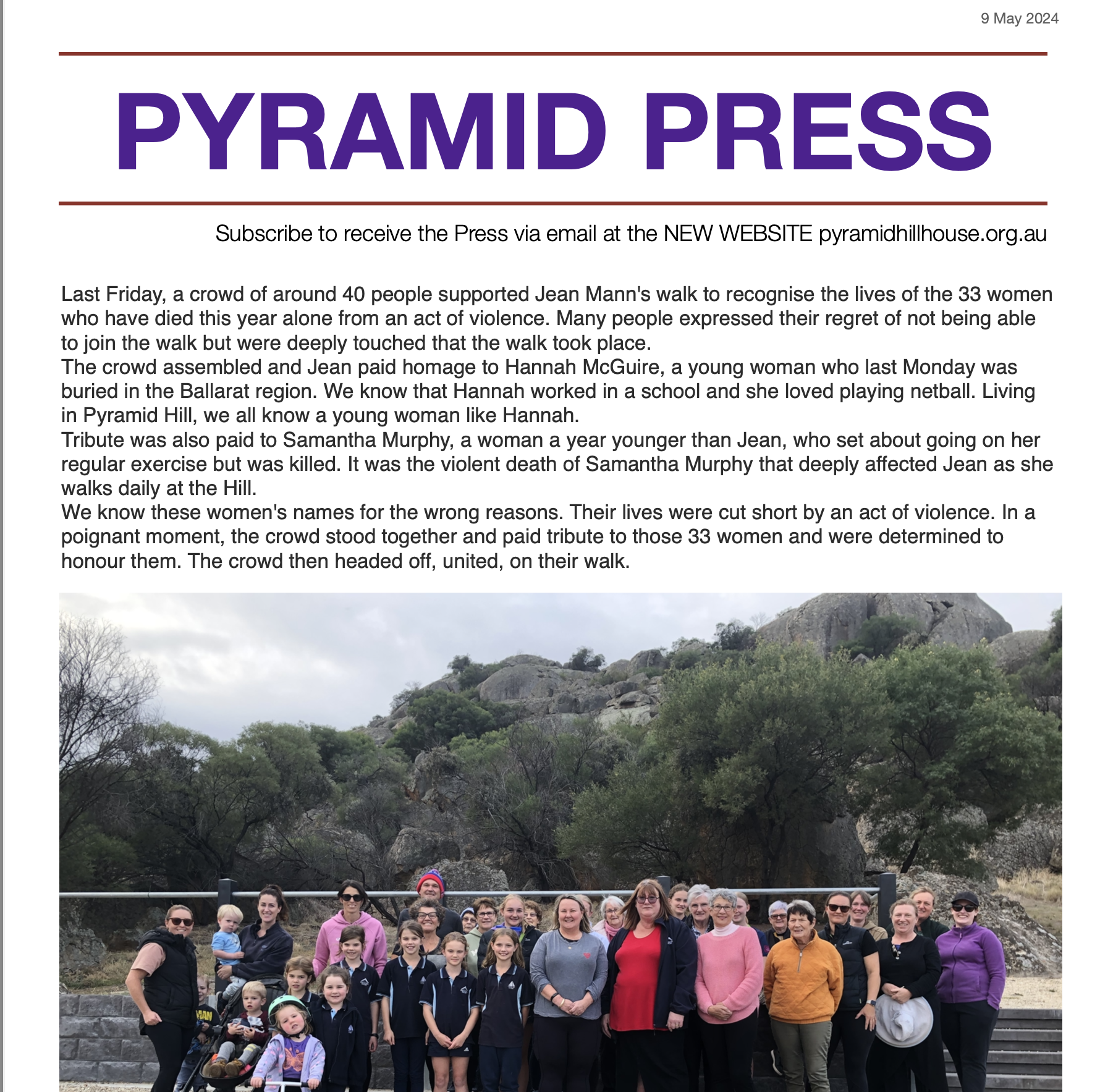 Pyramid Press – Pyramid Hill Neighbourhood House