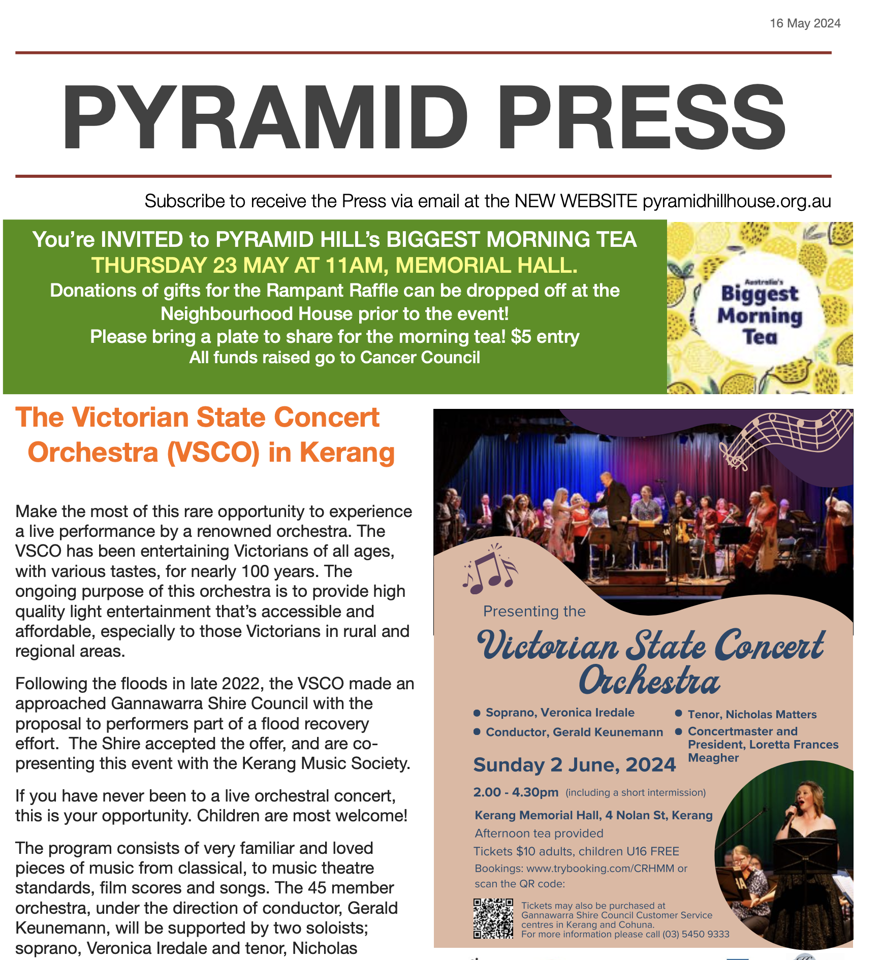 Pyramid Press – Pyramid Hill Neighbourhood House