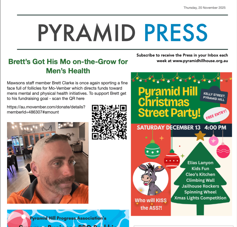 Pyramid Press – Pyramid Hill Neighbourhood House