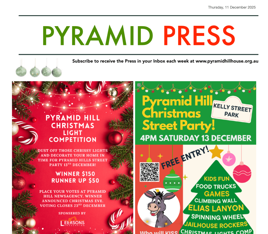 Pyramid Press – Pyramid Hill Neighbourhood House