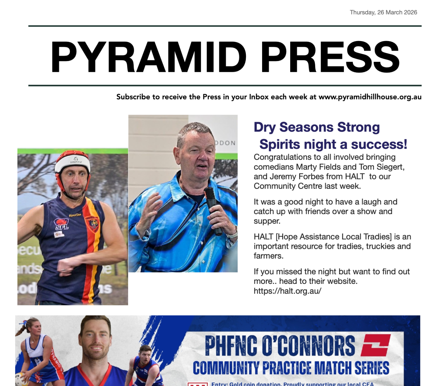 Pyramid Press – Pyramid Hill Neighbourhood House